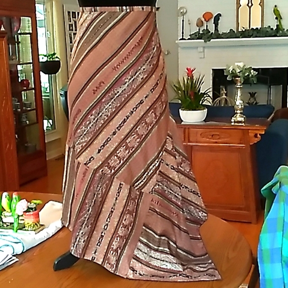 Peruvian Connection | Skirts | Peruvian Connection Asymmetrical Maxi ...